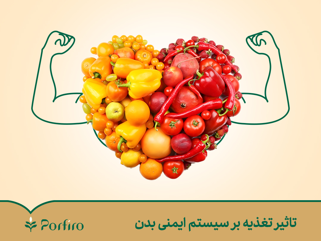 تأثیر تغذیه بر سیستم ایمنی بدن - porfiro