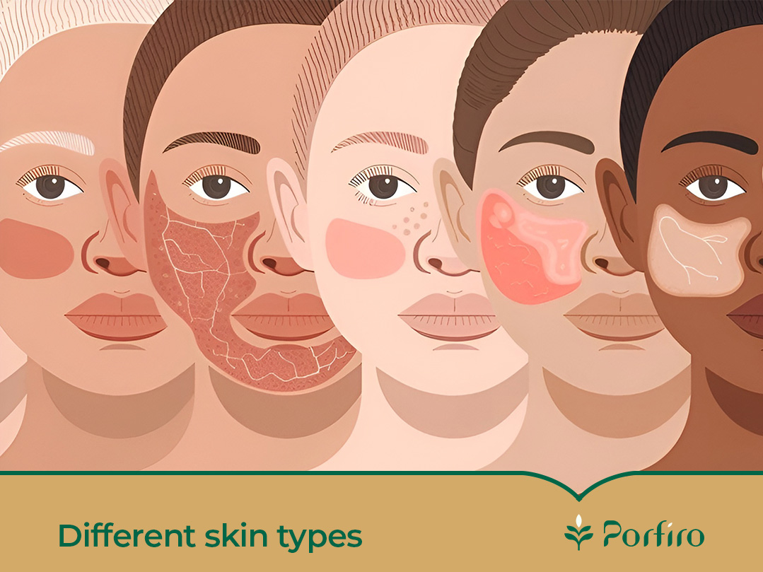 5 different skin types and care strategies for each